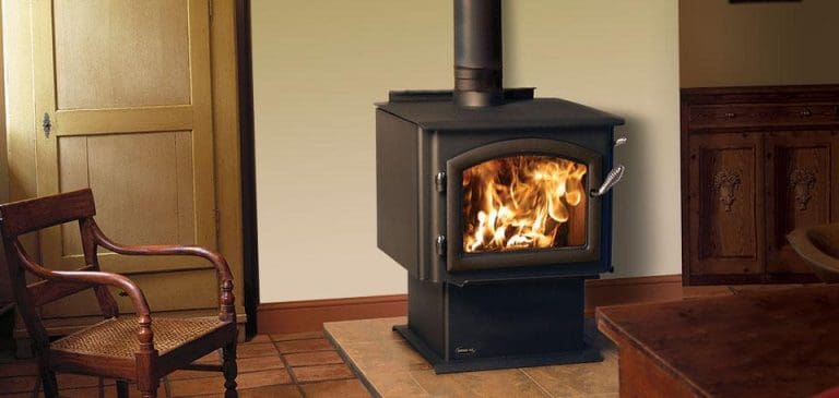 Quadra-Fire 3100 Millennium Wood Stove - Fireside Stone And Patio